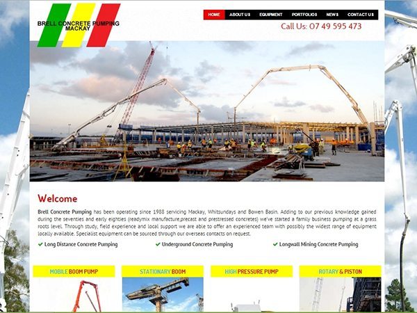 Brell Concrete Pumping - a3rev Software